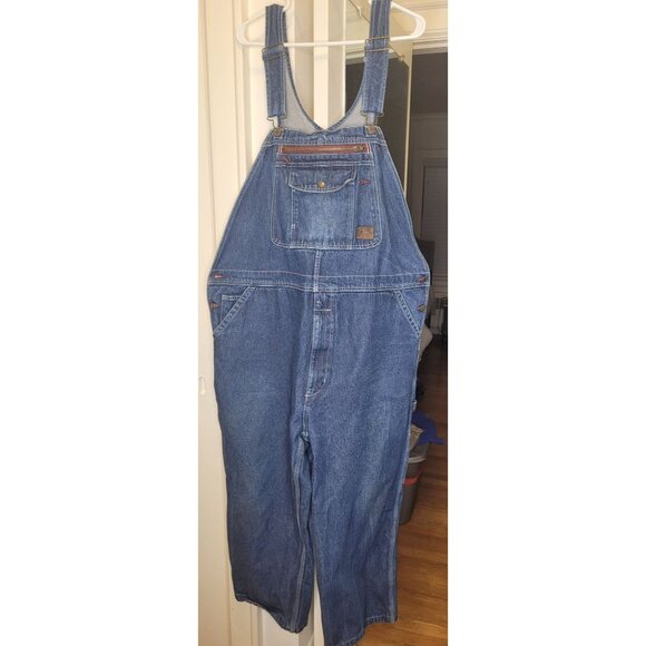 schmidt | Jeans | Ce Schmidt Bib Overalls Mens 44x3 Adjustable Pockets ...